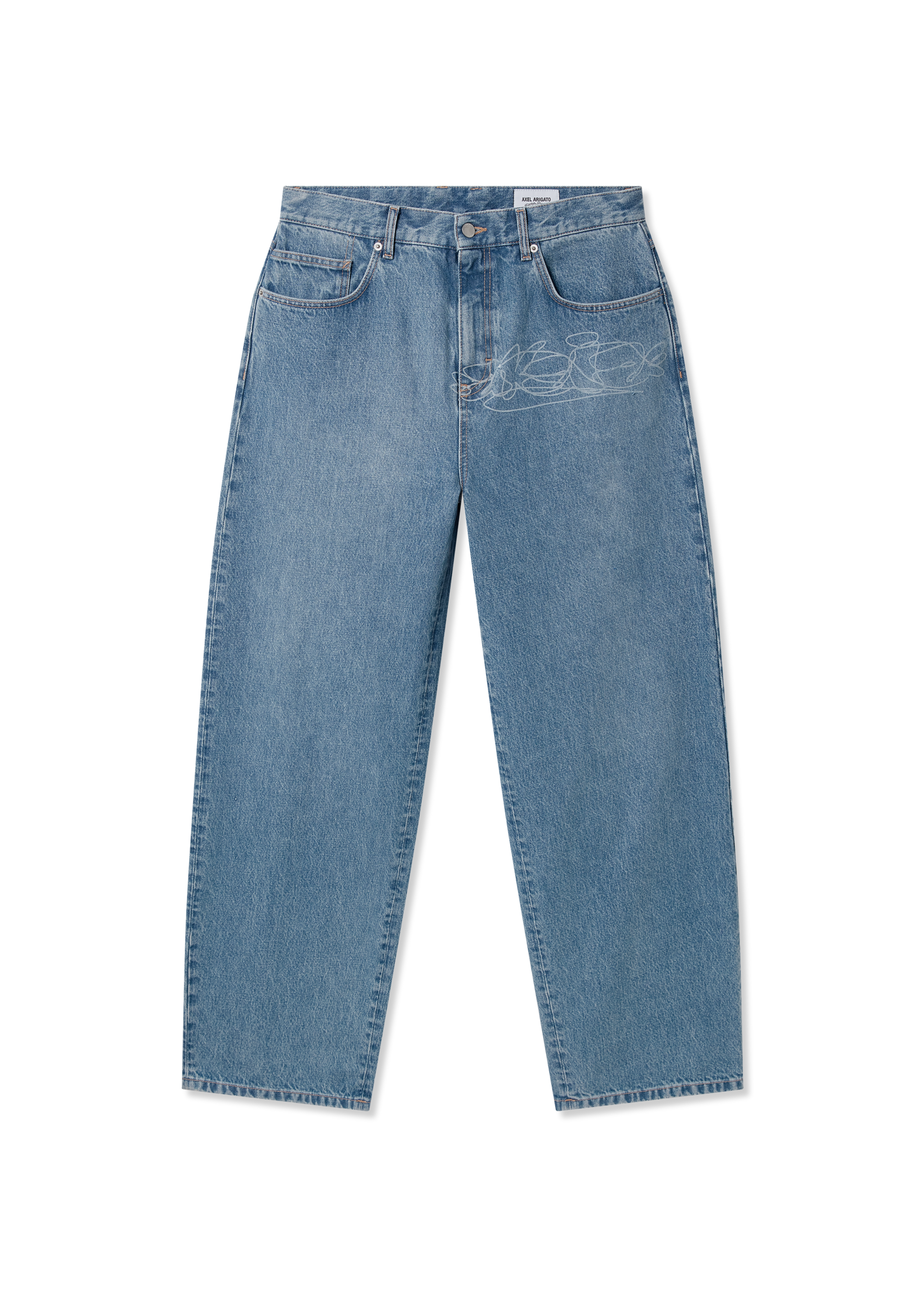 AXEL ARIGATO Axel Arigato Relaxed Fit Jeans with Signature Detailing